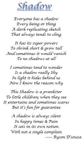 Poem About Light And Shadow | Shelly Lighting