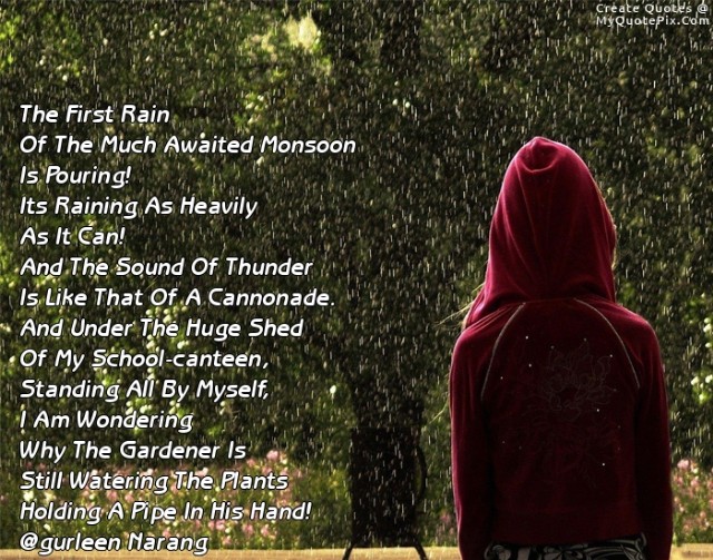 First Rains Quotes @TheVikasKhanna's Video Tweet