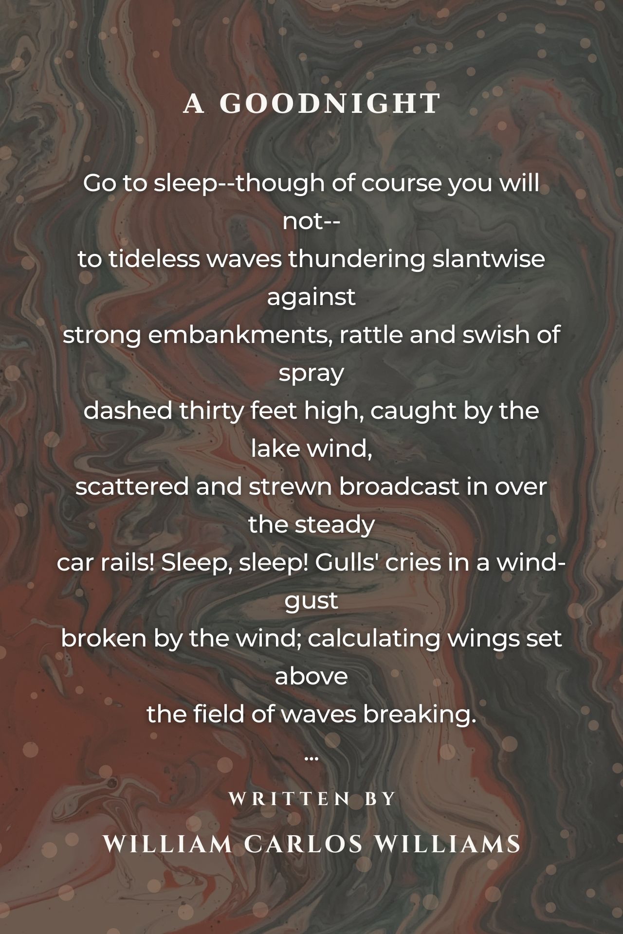 Goodnight Poems For Him