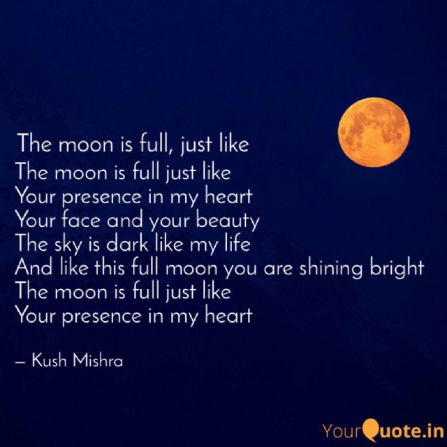 Full Moon Quotes Poetry