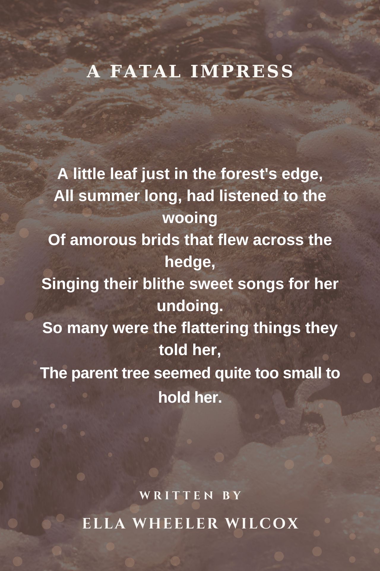 Ella Wheeler Wilcox Quotes Top 150 Ella Wheeler Wilcox Quotes (2025