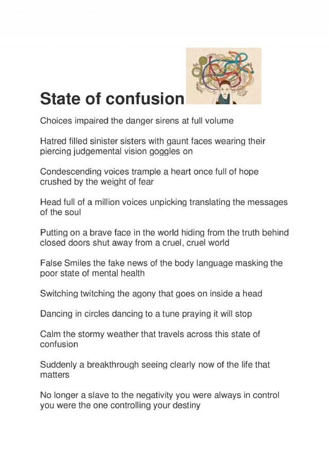 State Of Confusion Quotes