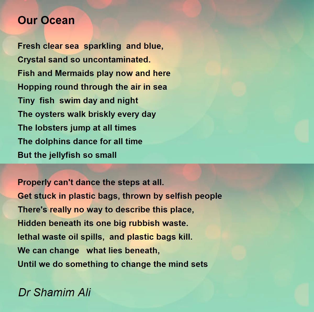 Poems About Change The Ocean Poster Poems: Clouds | Books | The