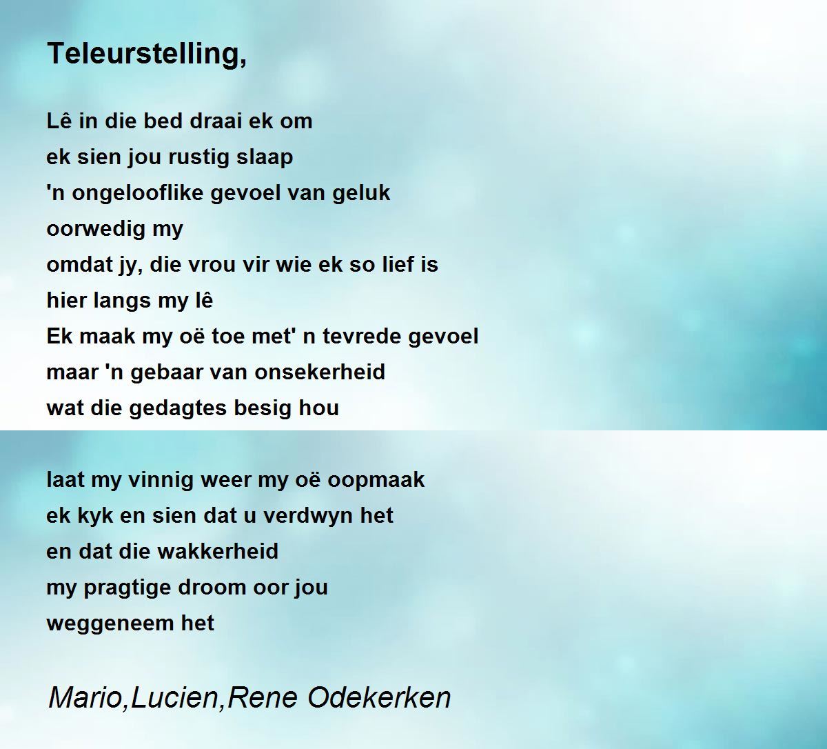 Gevoel Van Teleurstelling Citaten