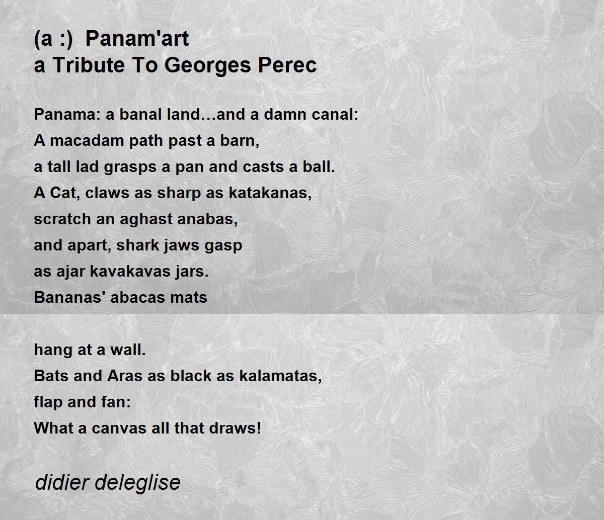 Georges Perec Quotes