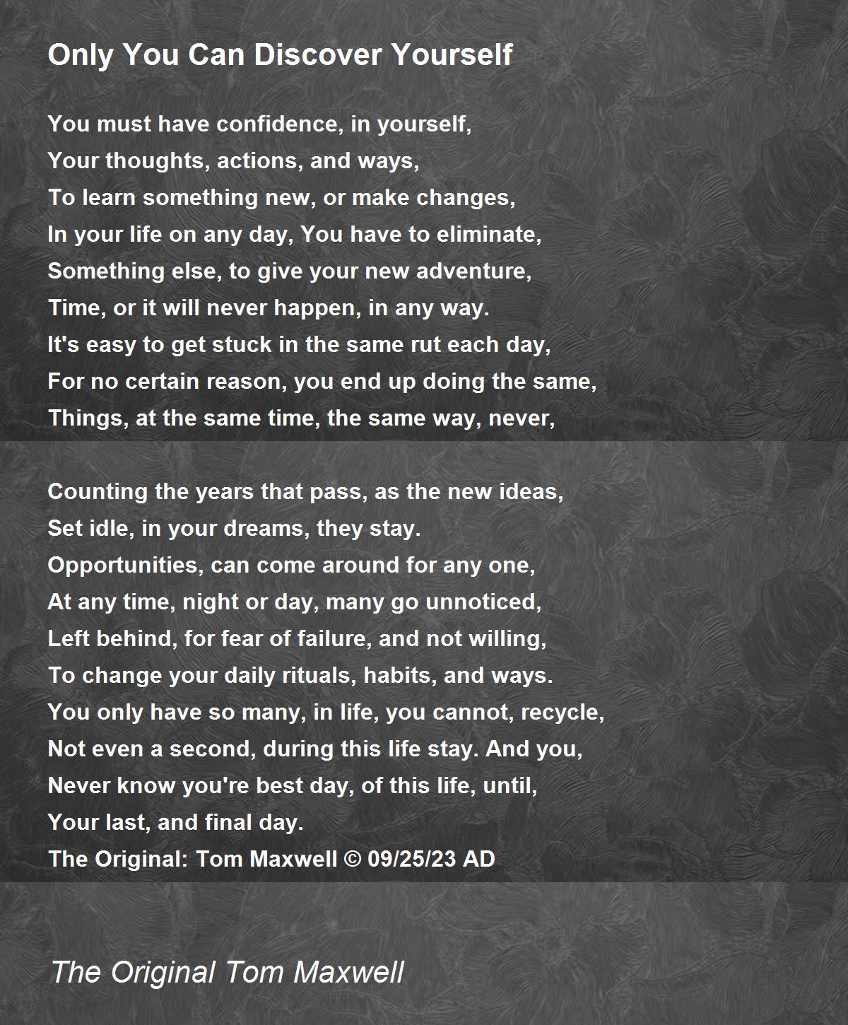 Discover Yourself