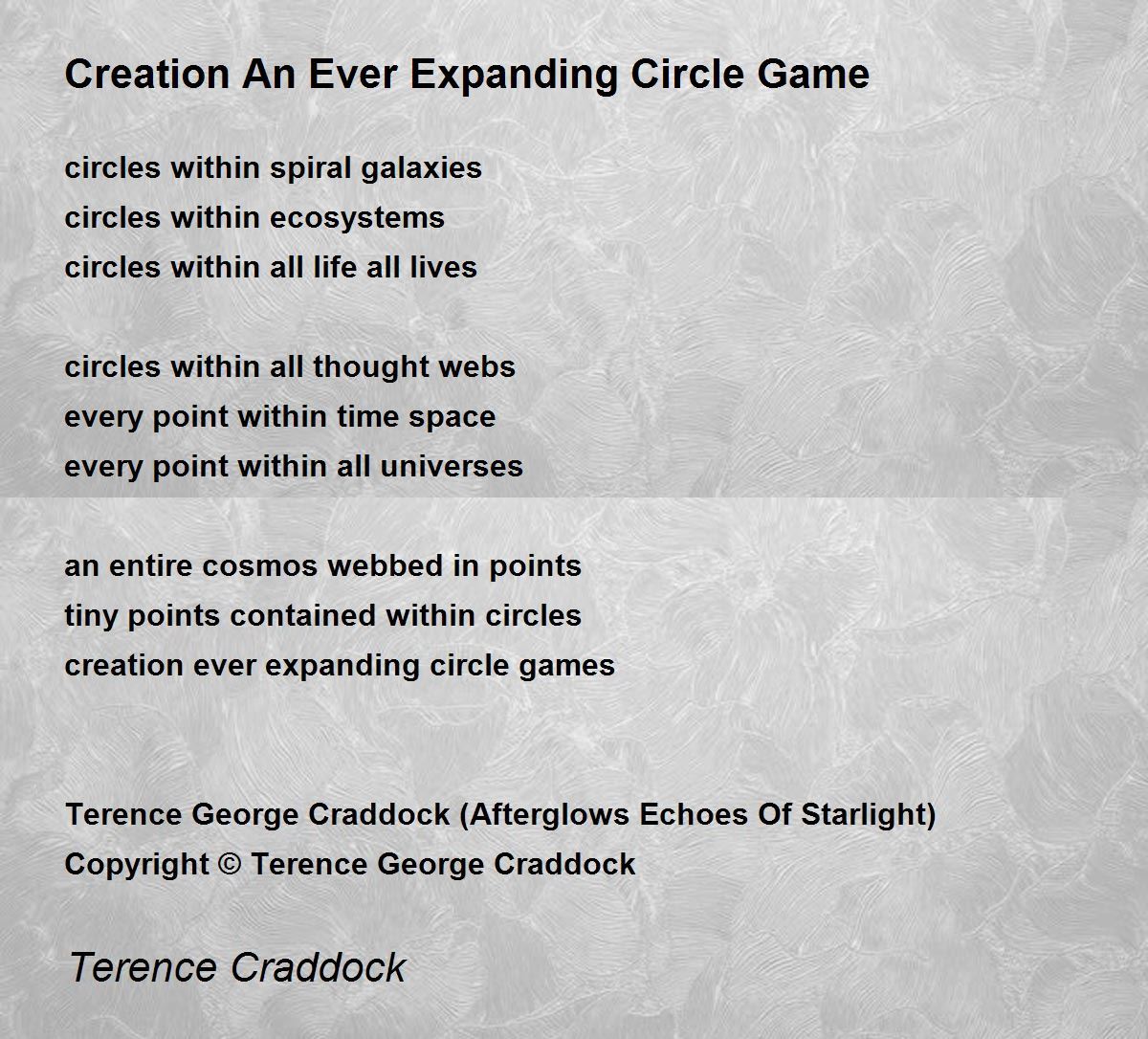 The Circle Game Poem - Infoupdate.org