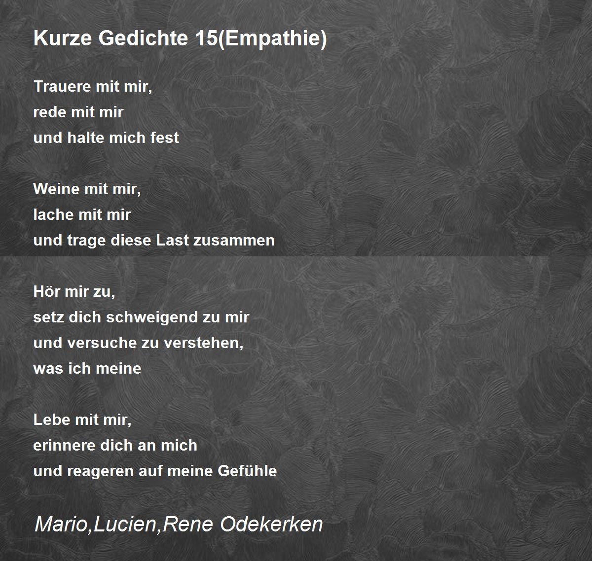 Kurze Gedichte Benutzerdefinierte Geschrieben Personalisierte