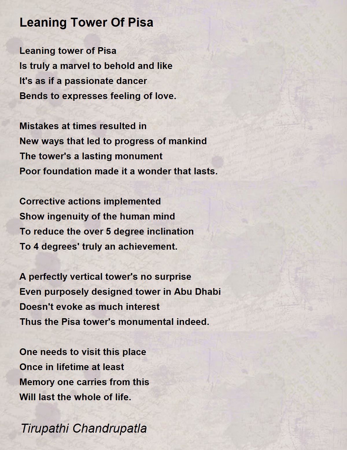 Poem About Leaning Tower Of Pisa Danny DeVito Quote: “I've Been To