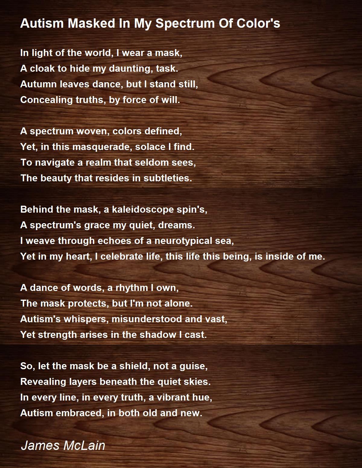 Autism Strength Poem