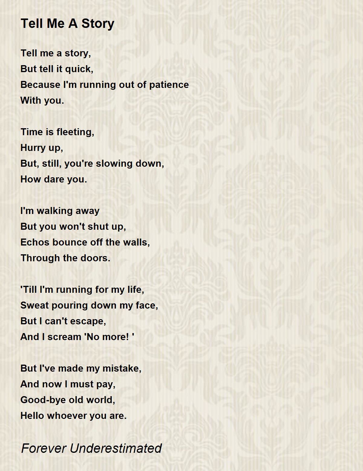 What Is A Story Poem - Infoupdate.org
