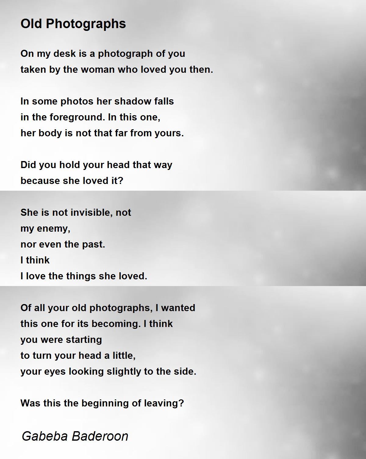Poems Based On Photographs | Sitedoct.org