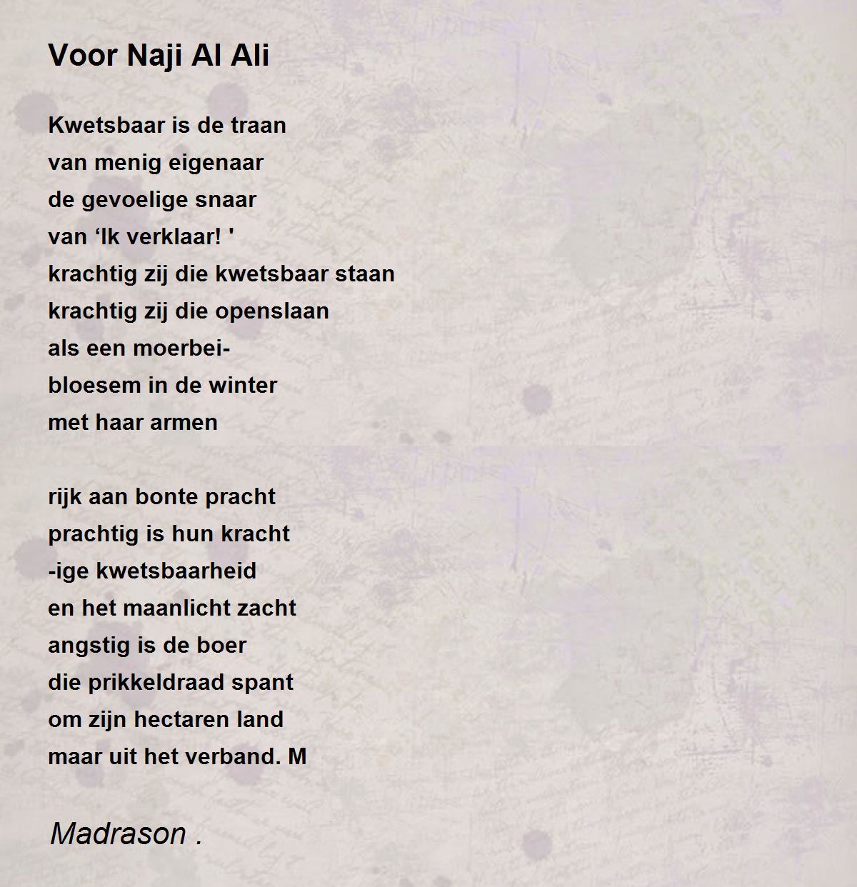 Naji Al Ali Quotes Naji Al Ali (Mr. Hanthalah) Palestine Remembered