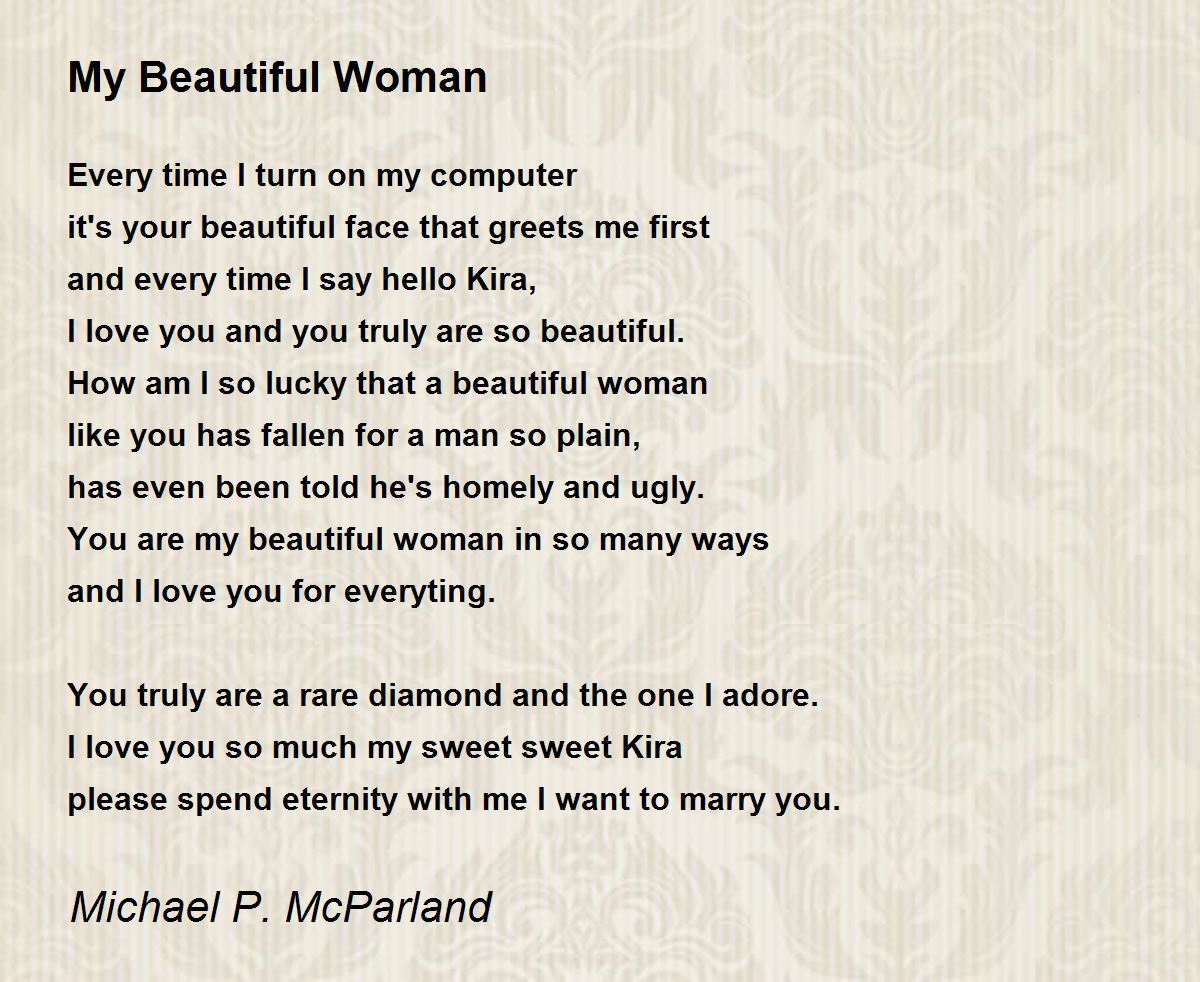 Beautiful Lady Poem