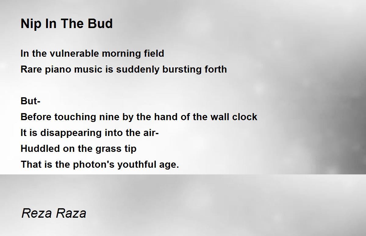 Nip It In The Bud Quotes