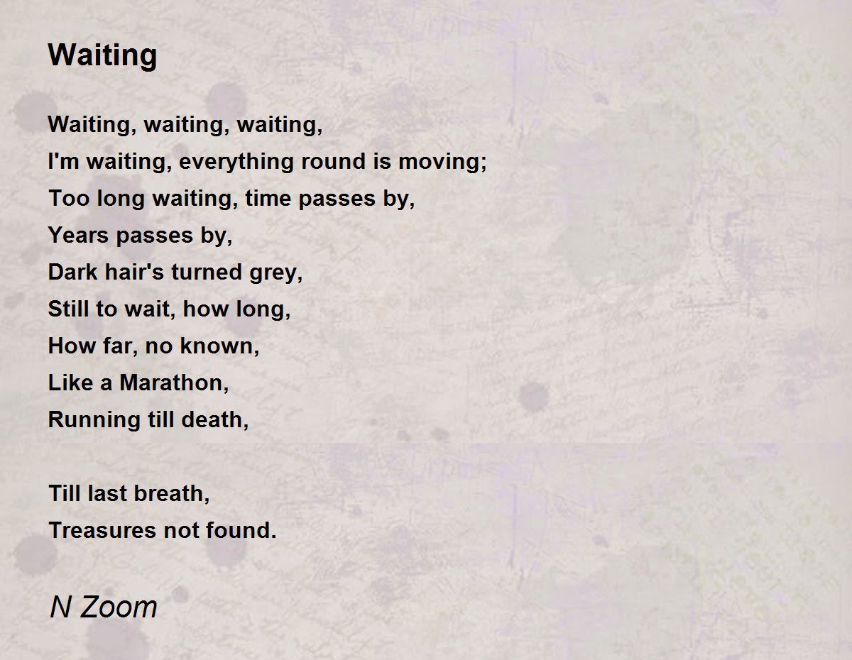 Waiting Poem Waiting For New Snow Cinematic Poem