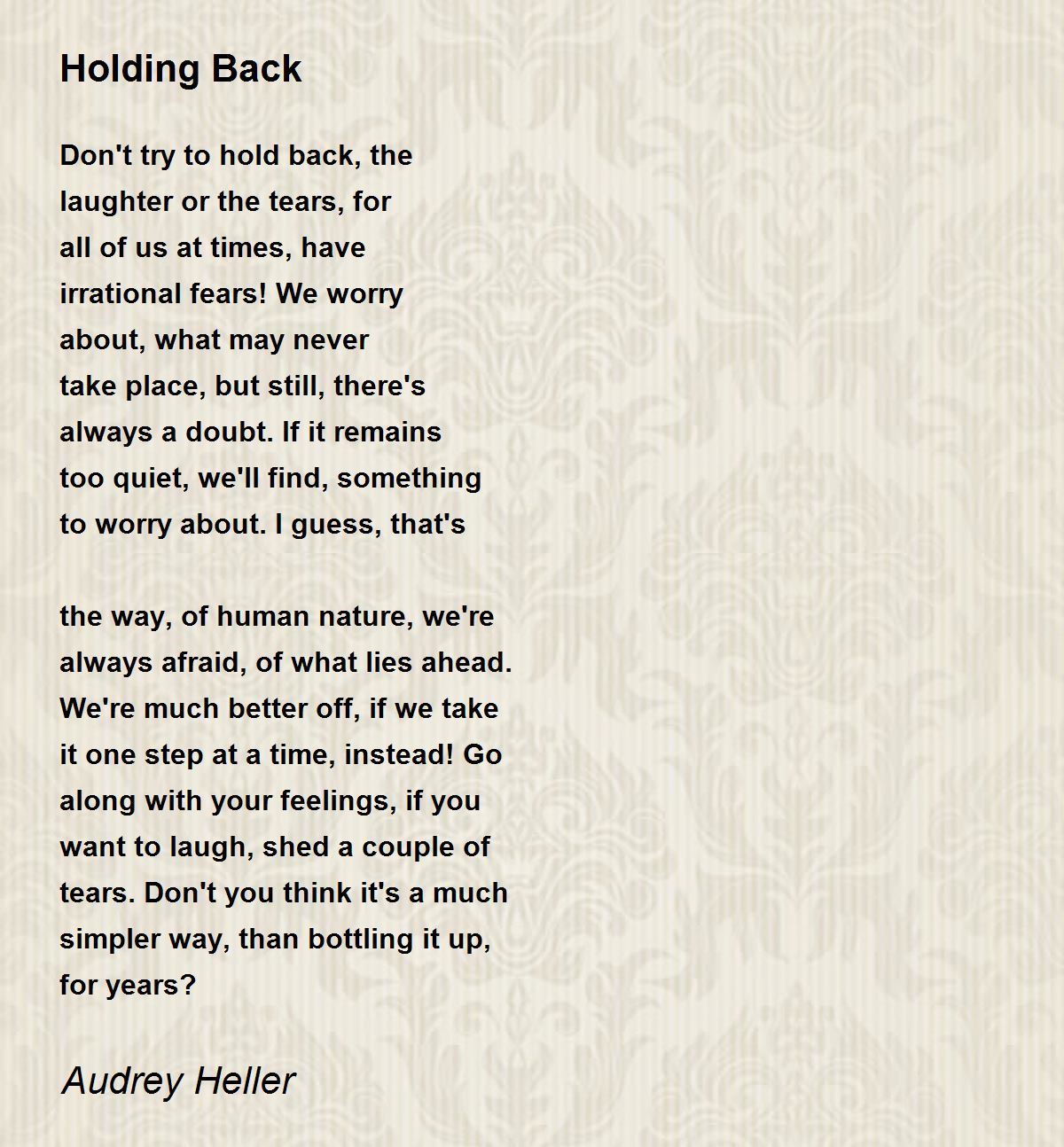 I Want You Back Poems