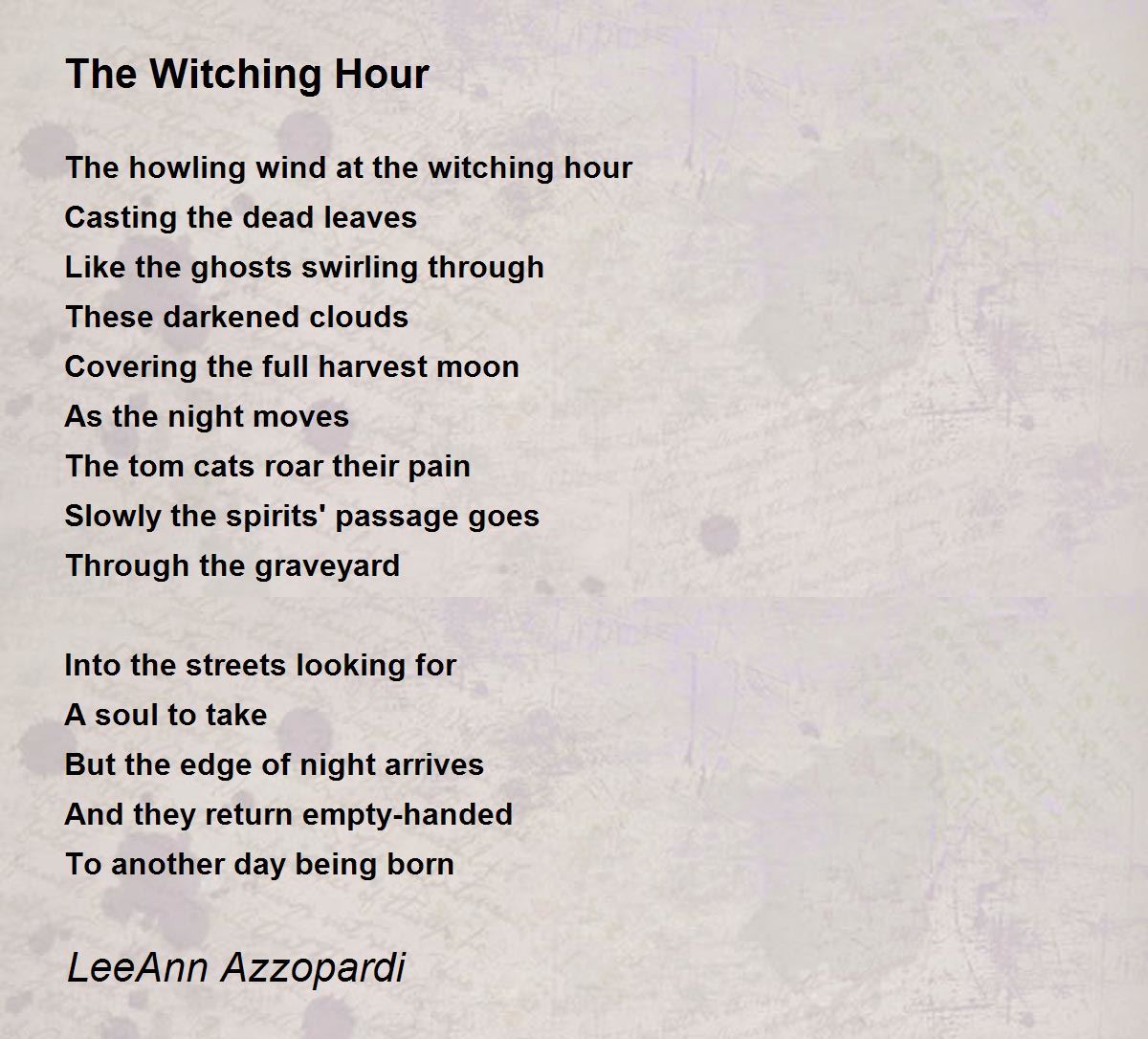 Witching Hour Quotes