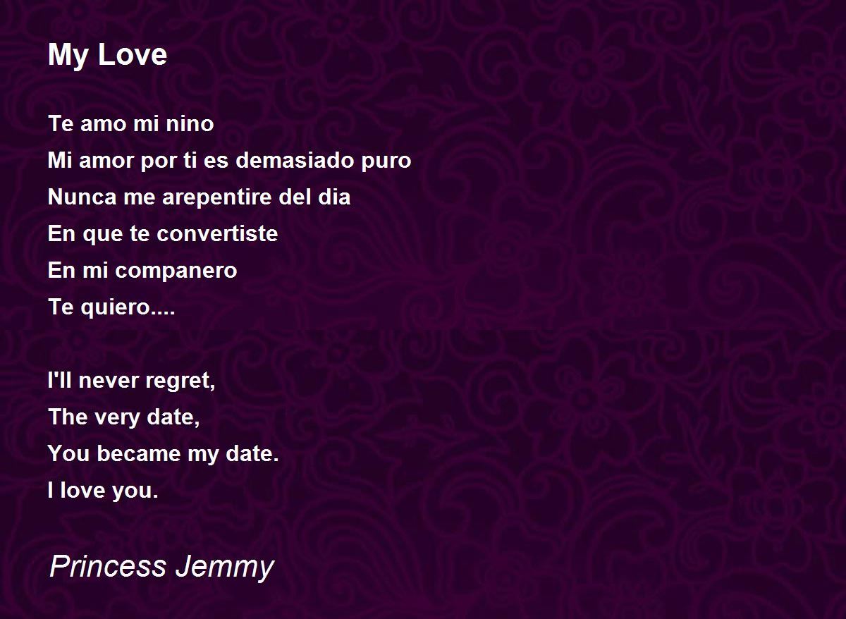 Love Poems In Spanish For Your Boyfriend