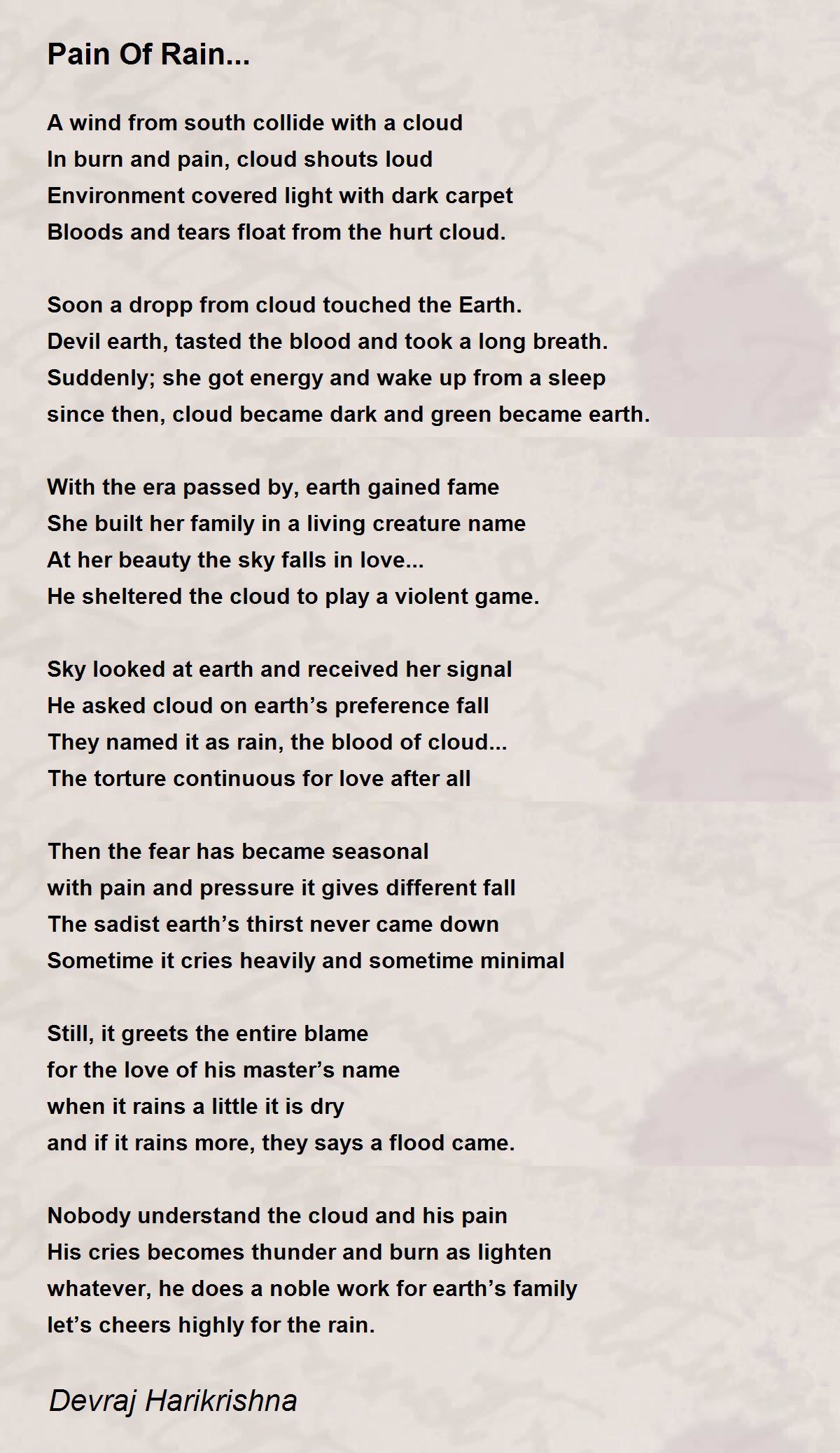 Published Poems About Family
