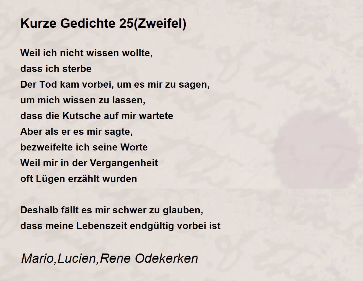Kurze Gedichte Benutzerdefinierte Geschrieben Personalisierte