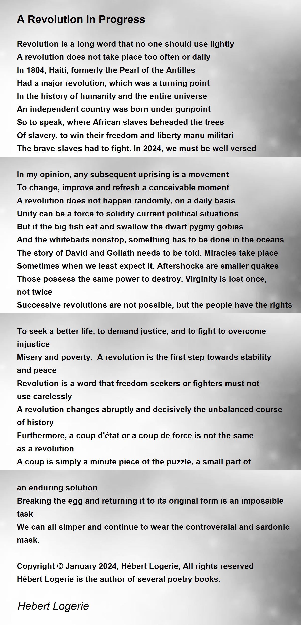 Haitian Revolution Poems | Sitedoct.org