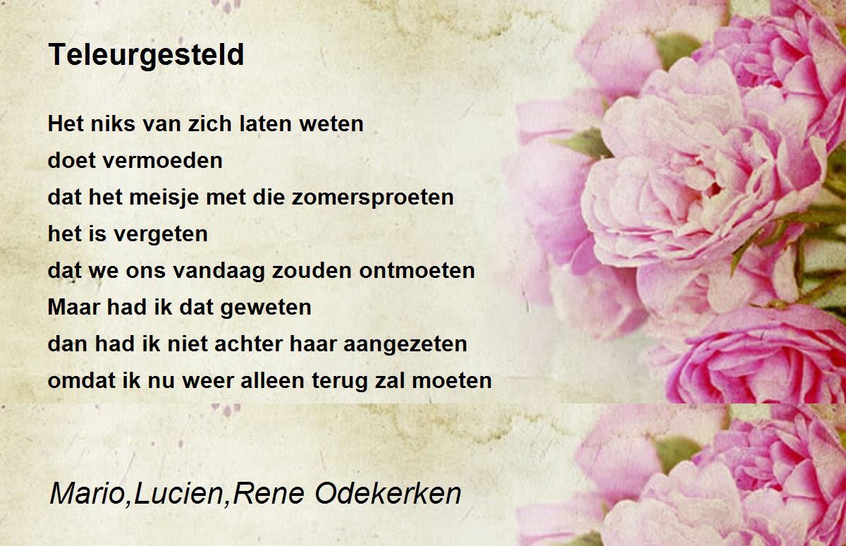 Teleurgesteld In De Liefde