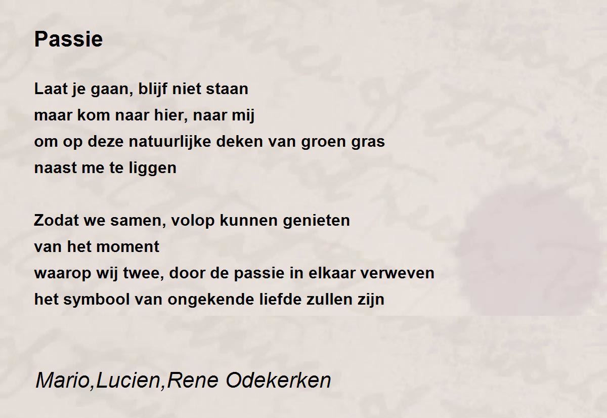 Passie Liefdesgedichten Waar Liefde Passie Wordt, Rogers
