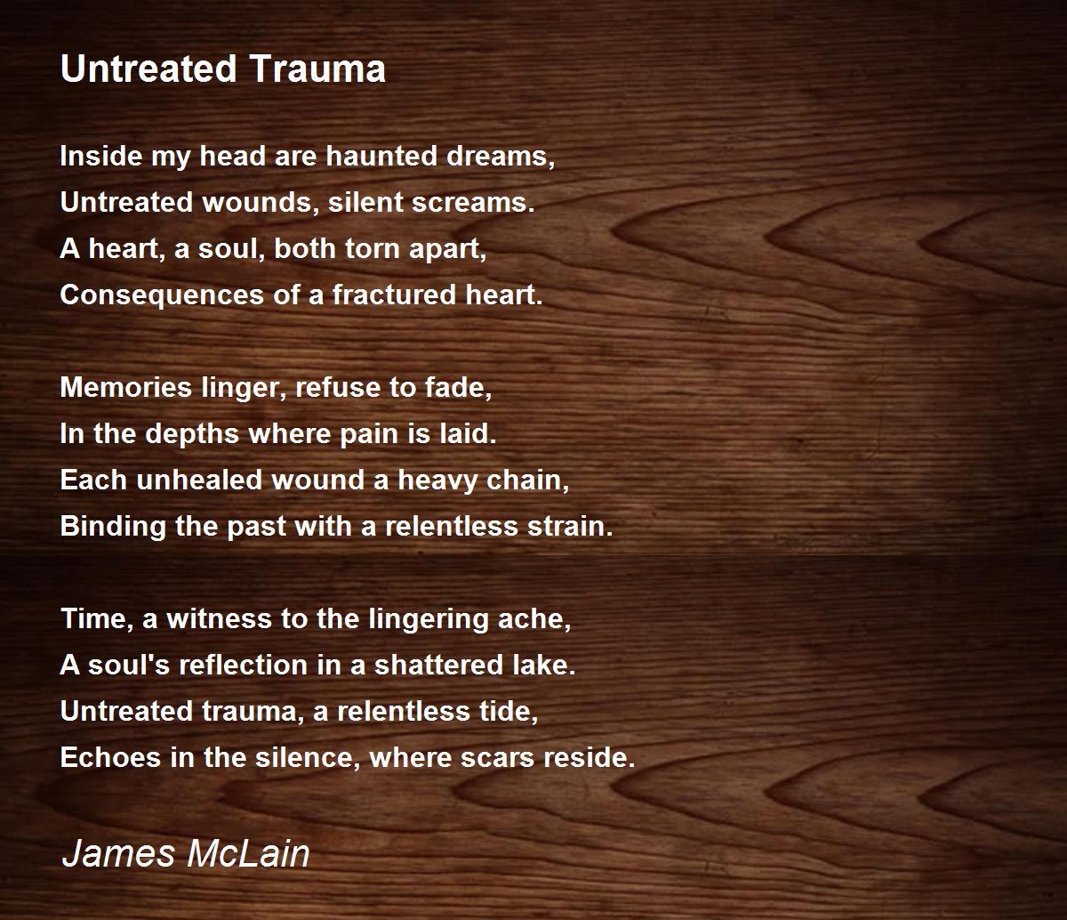 Famous Poems About Trauma - Infoupdate.org
