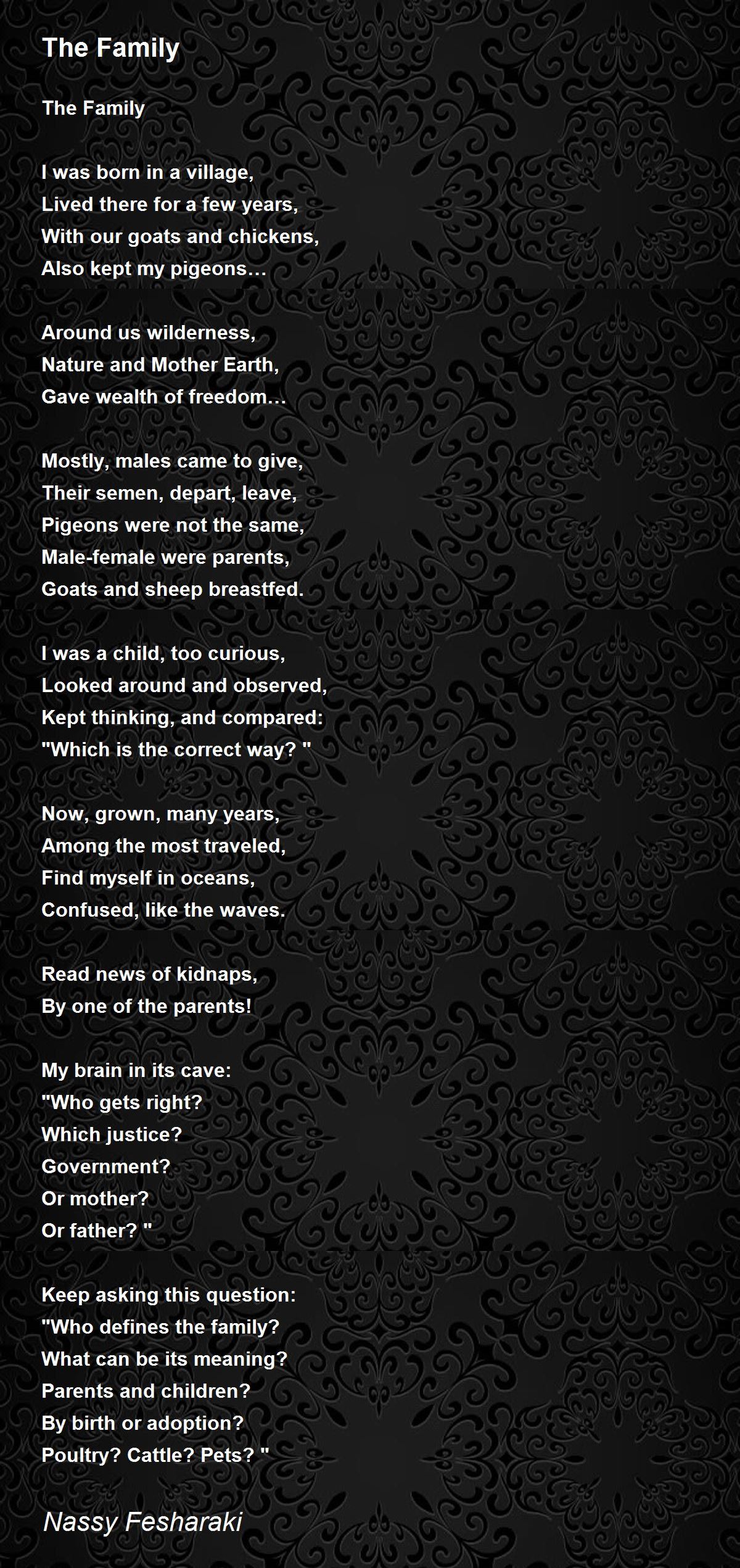 3 Stanza Poem With 4 Lines About Family - Infoupdate.org