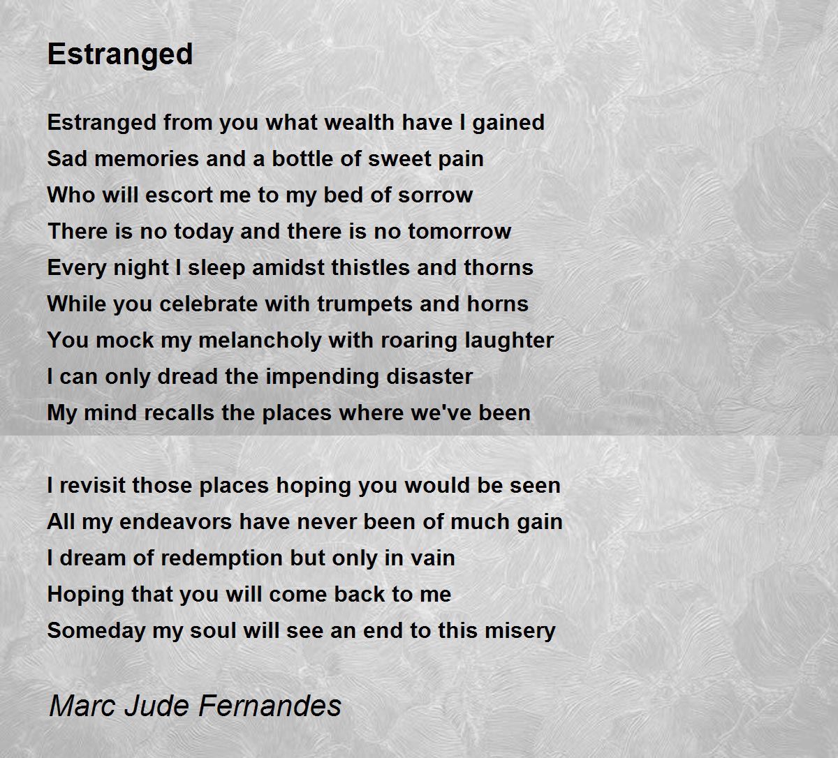 Estranged Family Poems 41 Touching Poems About Family