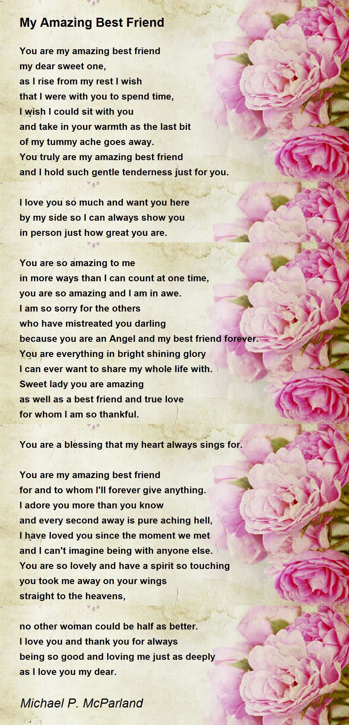 I Love You So Much Friend