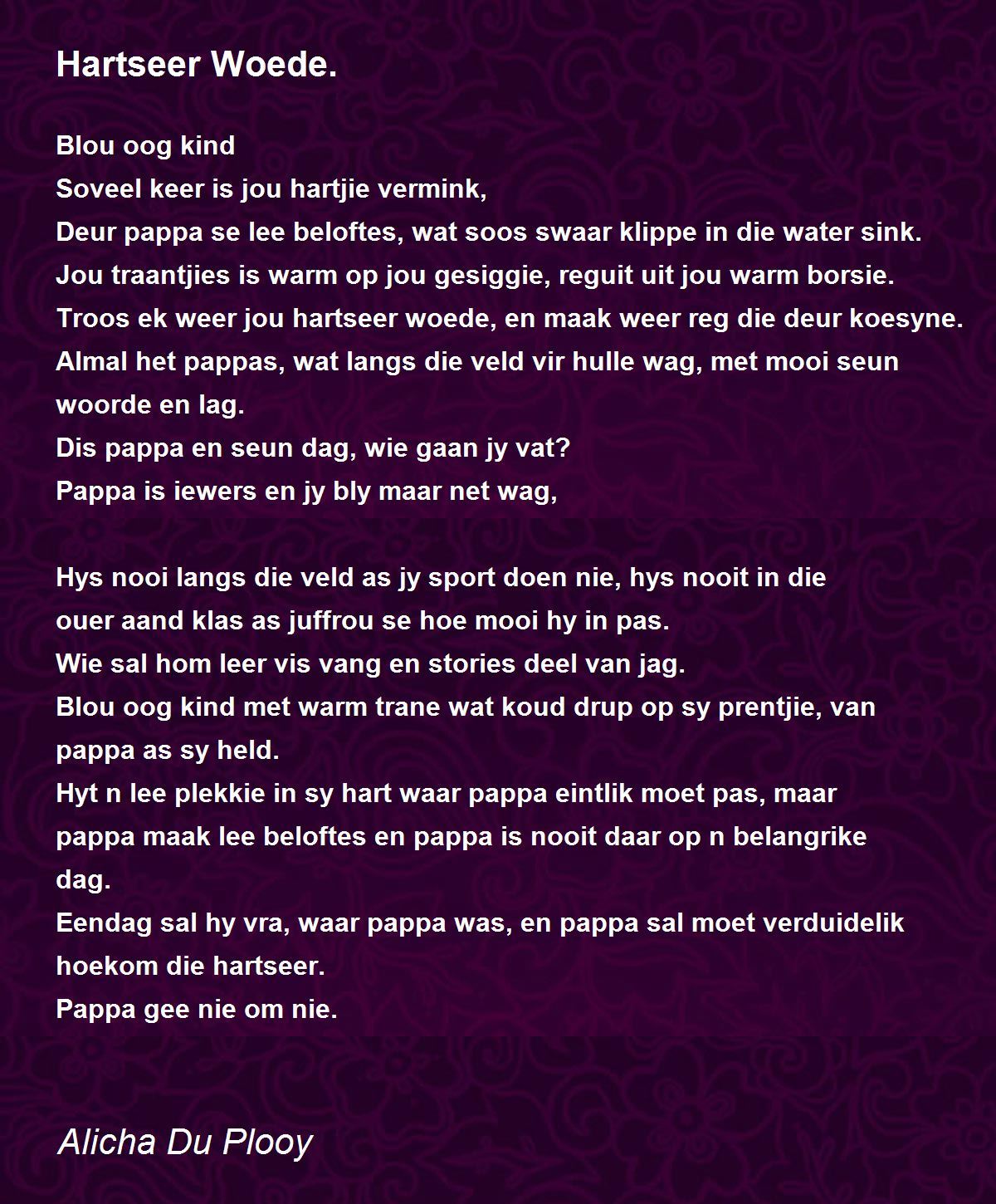 Afrikaanse Hartseer Quotes